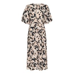 Kaffe Kleid 'Paco' Damen Gr&ouml;&szlig;e 42 nude / pfirsich / schwarz Sommerkleid