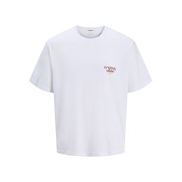 Jack & Jones Jack & Jones T-shirt Herren Gr&ouml;&szlig;e M kirschrot / wei&szlig;