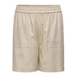 Only Carmakoma Shorts 'CARMonica' Damen Gr&ouml;&szlig;e 36 beige / schwarz