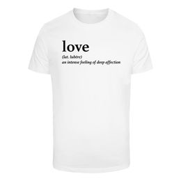 Mister Tee T-Shirt 'Love Definition' Damen Gr&ouml;&szlig;e XS schwarz / wei&szlig;