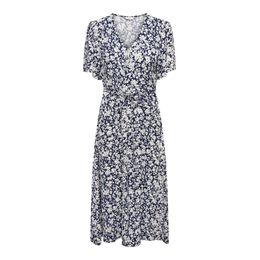 Only Kleid 'Halia' Damen Gr&ouml;&szlig;e 42 nachtblau / wei&szlig; Sommerkleid