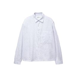 Pull&Bear Pull&bear Hemd Herren Gr&ouml;&szlig;e L hellblau / offwhite