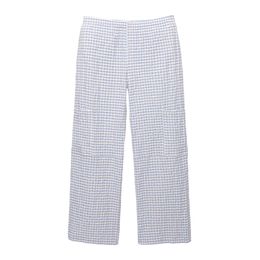 Pull&Bear Pull&bear Hose Damen Gr&ouml;&szlig;e 40 hellblau / hellbraun / wei&szlig;