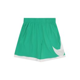 Nike Sportshorts 'SWOOSH' Jungen Gr&ouml;&szlig;e 158/170 hellgr&uuml;n / wei&szlig;
