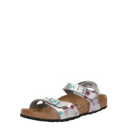 Birkenstock Sandale 'Rio' Jungen Gr&ouml;&szlig;e 32 jade / fuchsia / silber