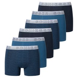 Schiesser Boxershorts Jungen Gr&ouml;&szlig;e 152 blau / navy / dunkelblau