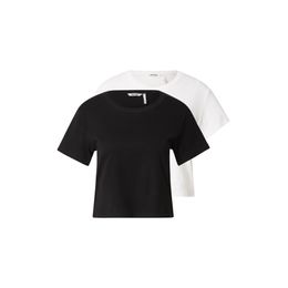 MONKI T-Shirt Damen Gr&ouml;&szlig;e XL schwarz / wei&szlig;