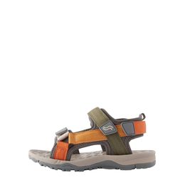 next Sandale Jungen Gr&ouml;&szlig;e 30.5 dunkelgrau / khaki / hellorange / dunkelorange