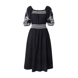 Y.A.S YAS Kleid 'YASGIGGA' Damen Gr&ouml;&szlig;e 40 schwarz / wei&szlig; Winterkleid