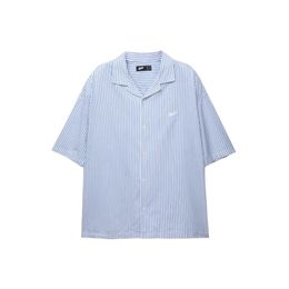 Pull&Bear Pull&bear Button Up Shirt 'STWD' male Blue size M