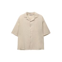 Pull&Bear Pull&bear Button Up Shirt male Beige size M