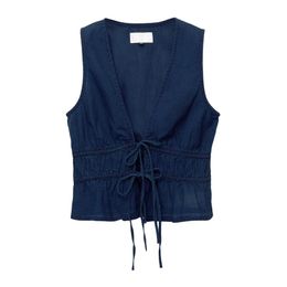 Pull&Bear Pull&Bear Top Damen Gr&ouml;&szlig;e XL dunkelblau