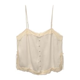 Pull&Bear Pull&Bear Top Damen Gr&ouml;&szlig;e M beige