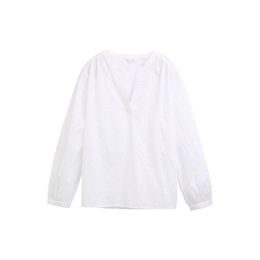 Tom Tailor Bluse Damen Gr&ouml;&szlig;e L wei&szlig;