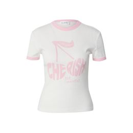 OH APRIL T-Shirt 'Cherish' Damen Gr&ouml;&szlig;e XS rosa / wei&szlig;