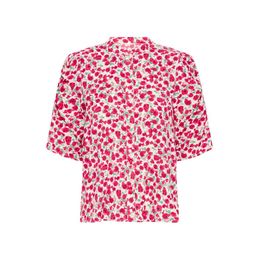 Ichi Bluse 'IHAYA' Damen Größe XS gelb / pink / rosa / weiß