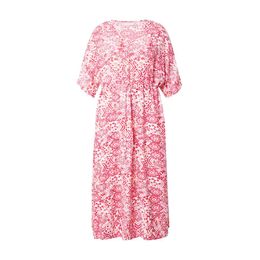 Only Carmakoma Kleid 'CARMARRAKESH' Damen Größe 52 orange / hellpink / dunkelpink / weiß Winterkleid