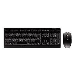 Cherry B.UNLIMITED Tastatur-/Maus-Set 3.0, QWERTZ, schwarz, mit Funkmaus, hochw. NiMH-Akkus