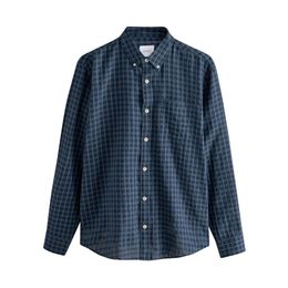 next Button Up Shirt male Blue size XXL