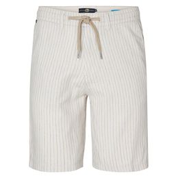 PETROL INDUSTRIES Shorts 'Islandview' Herren Größe 34 dunkelbeige / royalblau / naturweiß