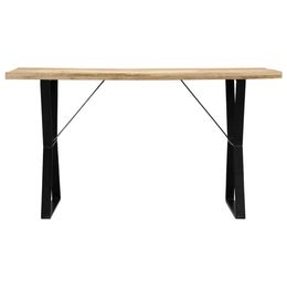 vidaXL Esstisch 140x80x76 cm Massivholz Mango