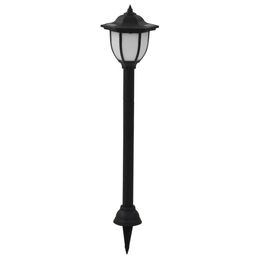 vidaXL Outdoor Solarleuchten 3 Stück LED Schwarz