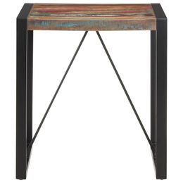 vidaXL Esstisch 70x70x75 cm Recyceltes Massivholz