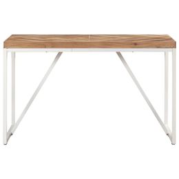 vidaXL Esstisch 120x60x76 cm Massivholz Akazie und Mango