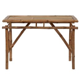 vidaXL Gartentisch Klappbar 115x50x75 cm Bambus