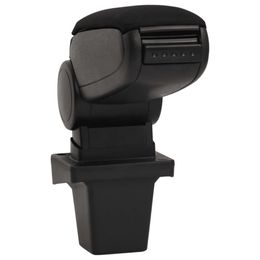 vidaXL Auto-Armlehne Schwarz 14x33x(32-48,5) cm ABS