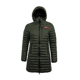 JACK1T Jacke ' SATEL1TE Longline Daunenjacke 2.0 ' Damen Gr&ouml;&szlig;e L oliv