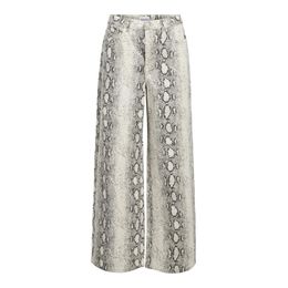 Object Jeans 'OBJWESTI' Damen Größe 25/26 dunkelbeige / hellgrau / weiß