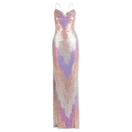 Vera Mont Abendkleid Damen Größe 36 lila / rosa / silber Winterkleid