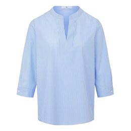 Peter Hahn - Bluse zum Schlupfen, blau, Gr. 36 / S - Baumwolle