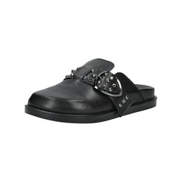 Blauer.USA Pantolette Damen Gr&ouml;&szlig;e 41 schwarz / silber