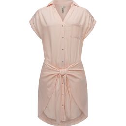 Ragwear Kleid 'Bahaya' Damen Gr&ouml;&szlig;e 34 pfirsich / wei&szlig; Sommerkleid