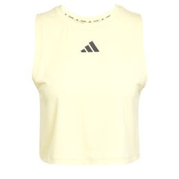 adidas Performance Sporttop 'Power' Damen Gr&ouml;&szlig;e M/L hellgelb / schwarz