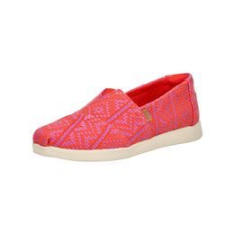 Toms Shoes TOMS Slipper 'Alpargata Plus' Damen Gr&ouml;&szlig;e 35.5 orchidee / knallrot