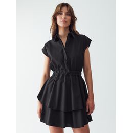 Willa Blusenkleid 'SIRENA' Damen Gr&ouml;&szlig;e 36 schwarz Sommerkleid