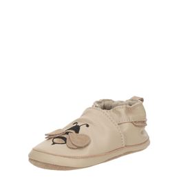EN FANT Hausschuh Jungen Gr&ouml;&szlig;e 20 beige / dunkelbeige / schwarz