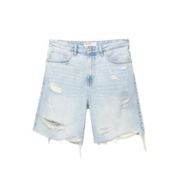 Pull&Bear Pull&bear Shorts Herren Gr&ouml;&szlig;e 29 hellblau