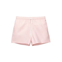 Pull&Bear Pull&bear Badeshorts Herren Gr&ouml;&szlig;e M rosa / wei&szlig;