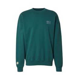 Aboj Adej Sweatshirt 'Chea' Damen Gr&ouml;&szlig;e XL smaragd / wei&szlig;