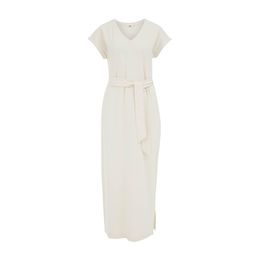 WE Fashion Kleid Damen Gr&ouml;&szlig;e 44 offwhite Winterkleid