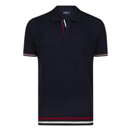 Jimmy Sanders Poloshirt Herren Gr&ouml;&szlig;e XXL navy / rot / wei&szlig;