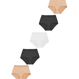 next Slip Damen Gr&ouml;&szlig;e XXXL nude / schwarzmeliert / wei&szlig;
