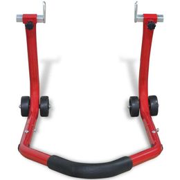 vidaXL Motorradständer Hinten Rot