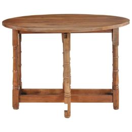 vidaXL Esstisch Rund 110x76 cm Mango Massivholz