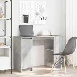 vidaXL Schreibtisch Betongrau 120x42x76 cm Holzwerkstoff