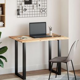 vidaXL Schreibtischplatte Unbehandelt 80x70x2 cm Massivholz Akazie